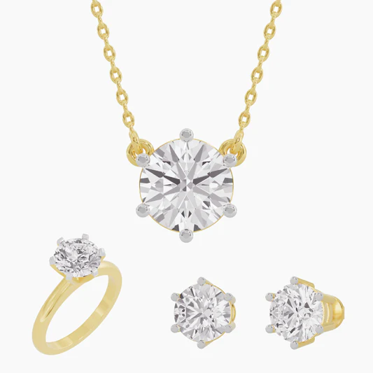 Lab-Grown Diamond Combo Set | Moissani India Pvt Ltd