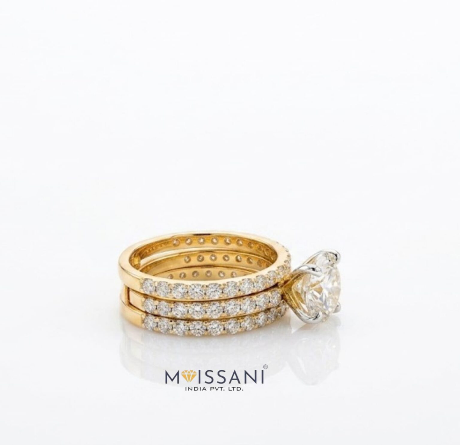 Lab Grown Diamond Radiant Shape Ring- LG0374-moissani.in